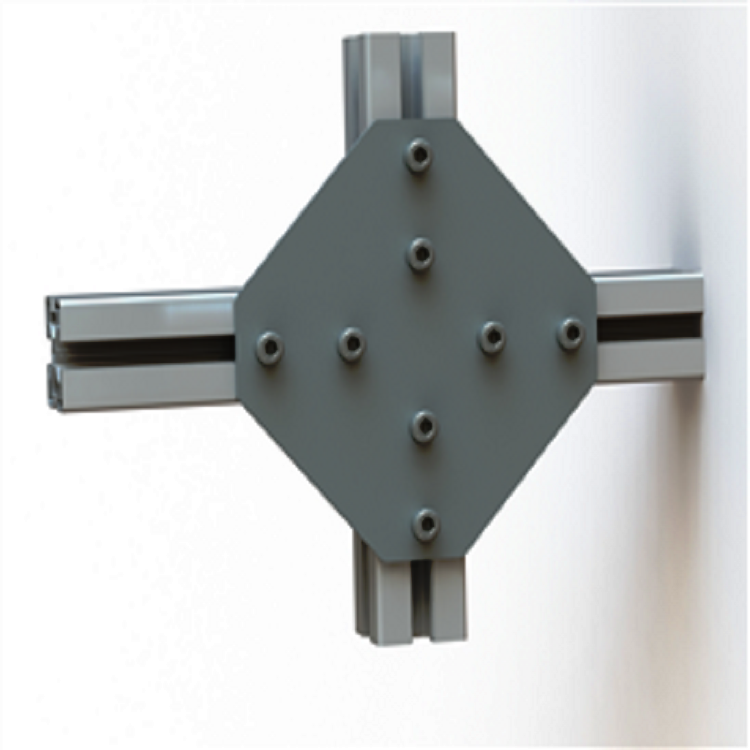 4 Way Connection Plates Archives - Aluminium Profile